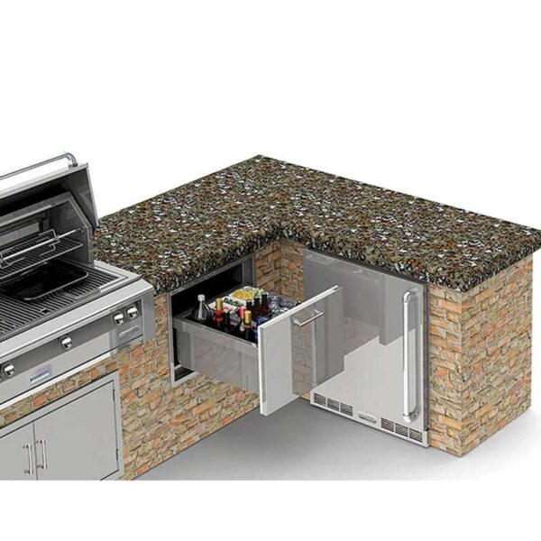 Alfresco Under the Counter Ice Drawer - AXE-ID - BBQ Grills, BBQ ...